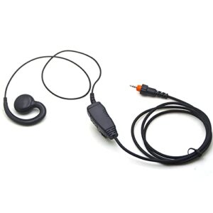 Kymate HKLN4455 HKLN4602 CLP1010 CLP1040 CLP1060 CLP446 CLP1083e CLP446e CLPe Plus Earpiece with PTT Mic for Motorola Solutions Business Radios Single Pin Shotr Cord Swivel Headset