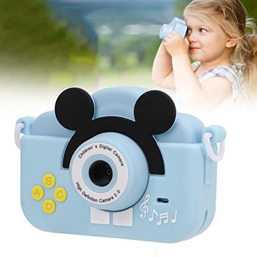 Entatial Kids Photo Video Camera, High Definition Kids Digital Camera Multifunctional Comfortable for Kids for Gifts(Sky Blue)