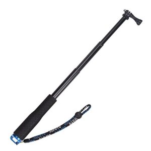 vvhooy selfie stick extendable 11.25-37inch handheld aluminum telescopic pole monopod compatible with gopro hero 11 10 9 8 7 6 5,akaso ek7000,brave 4,v50,dragon touch,victure,remali action camera