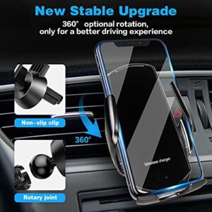 Wireless Car Charger, 10W Wireless Car Charger Mount,Phone Holder Car Wireless Charger for iPhone 13/13 Pro /12/12 Pro/ 11/11 Pro/Xr/Xs/X/8, Samsung S