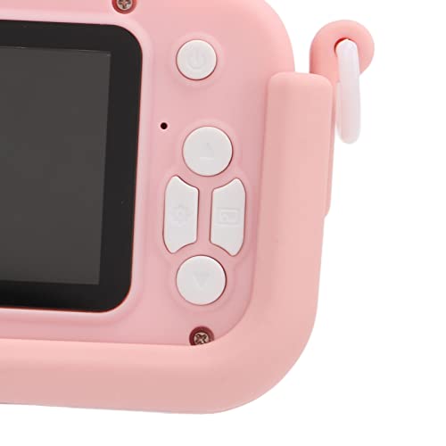 Entatial Kids Photo Video Camera, High Definition Kids Digital Camera Multifunctional Comfortable for Kids for Gifts(Pink)