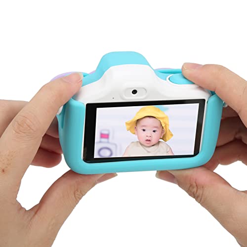 Jopwkuin Kids Digital Camera, Mini Camera 3 Inch IPS Touch Screen 1080P Video Recorder 48Mp Dual Camera Cartoon WiFi Multifunctional Flash Digital Camera Birthday Gifts for Boys Girls