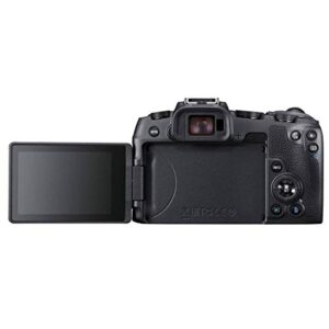 Canon EOS RP Mirrorless DSLR Camera Body, Lens Converter, Lexar 633x U3 64GB Memory Card, Monopod and Spare Battery