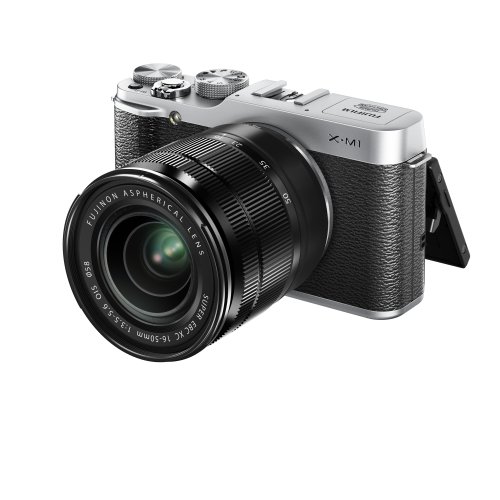 FUJIFILM Mirror-Less Single-Lens X-M1 Lens kit Silver F X-M1S / 1650KIT [International Version, No Warranty]