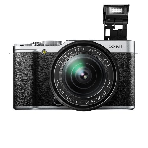 FUJIFILM Mirror-Less Single-Lens X-M1 Lens kit Silver F X-M1S / 1650KIT [International Version, No Warranty]