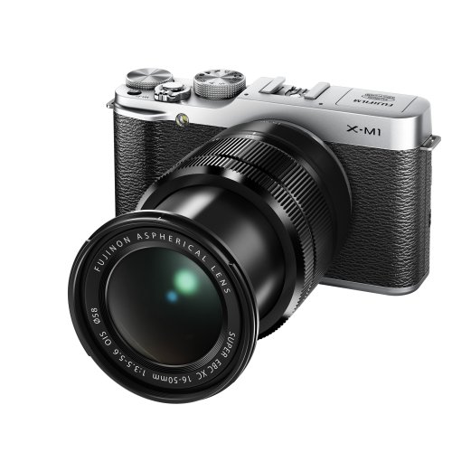 FUJIFILM Mirror-Less Single-Lens X-M1 Lens kit Silver F X-M1S / 1650KIT [International Version, No Warranty]