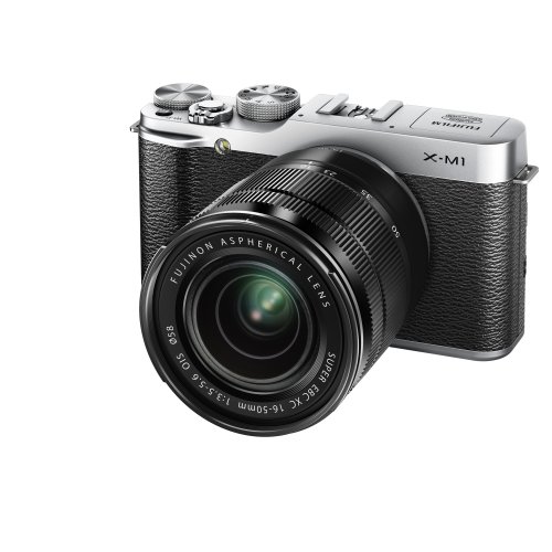 FUJIFILM Mirror-Less Single-Lens X-M1 Lens kit Silver F X-M1S / 1650KIT [International Version, No Warranty]