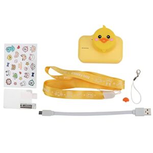 Yadoo Kids Mini Camera, High Definition Digital Camera, Smart Video Camera with 2 Inch IPS Screen, Conducive to Intellectual Growth, Hand Eye Coordination, Silicone Protective Cover(Yellow Duck)