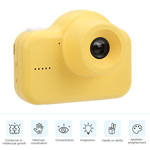 Yadoo Kids Mini Camera, High Definition Digital Camera, Smart Video Camera with 2 Inch IPS Screen, Conducive to Intellectual Growth, Hand Eye Coordination, Silicone Protective Cover(Yellow Duck)