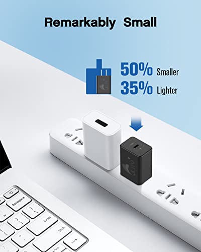 USB C Wall Charger(2 Pack) - 20W USB C Charger PD Fast Charger Block Compatible with iPhone 13