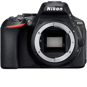 nikon d5600 24 mp dx-format full hd 1080p digital slr camera body 1575b – black (renewed)