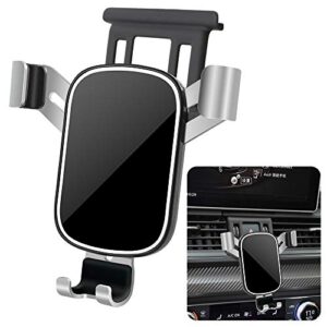 musttrue lunqin car phone holder for 2017-2023 audi q5,2018-2023 sq5 sportback auto accessories navigation bracket interior decoration mobile cell mirror phone mount