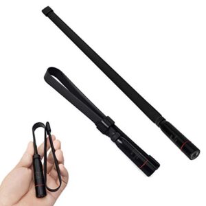 HYS Dual Band VHF UHF 15.3inch Foldable CS Tactical SMA Male Walkie Talkie Antenna for TYT MD-UV380 MD-UV390 MD-380 YAESU VX-6R WOUXUN Kenwood Retevis RT82 RT3