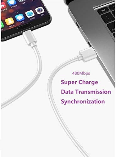 Super Charging Cable Replacement for Huawei P30 Pro 5A Supercharge USB Type C Cable, 3.3FT Super Fast Charge Type-C Cable for Huawei P20 Pro, Mate 20 Pro, Mate 10 Pro, P10 Plus, Mate 20 (White)