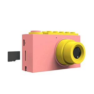 lkyboa children’s camera digital waterproof camera video toy kids cartoon mini fun cute camera outdoor photography kids (color : pink)