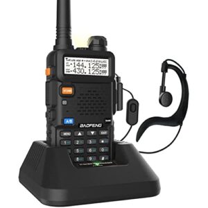 baofeng uv-5r dual band two way radio (black), 144-148mhz & 420-450mhz