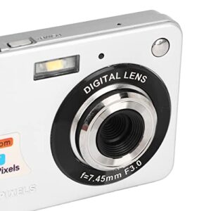 Compact Camera, 4K 48MP Digital Camera (Silver)