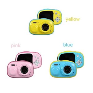 LKYBOA Child Camera -Kids Camera for Girls Gifts, Screen Shockproof Selfie Toy Camera with Flashlight,Mini (Color : Pink)