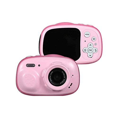 LKYBOA Child Camera -Kids Camera for Girls Gifts, Screen Shockproof Selfie Toy Camera with Flashlight,Mini (Color : Pink)