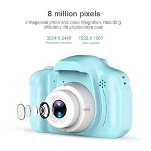 Likense Digital Camera for Kids, Kids Selfie Camera Video Camera, Children Camera Birthday Festival Gift for 3 4 5 6 7 8 Year Old Boys, 12MP 1080P