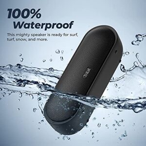 Tribit Upgraded MaxSound Plus Portable Bluetooth Speaker with 24W Powerful Louder Sound, Exceptional XBass, Audiobook EQ, 20H Playtime, IPX7 Waterproof, USB-C, TWS Pairing for Party, Travel, Outdoor