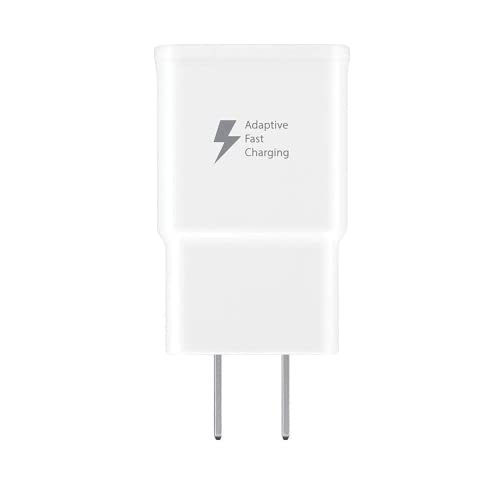 OEM Adaptive Fast Charger for Samsung SM-T510 15W with Certified USB Type-C Data and Charging Cable. (White 3.3FT 1M Cable)