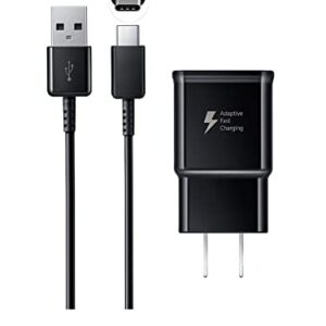 Samsung Charger Fast Charging with USB Type C Cable for Samsung Galaxy S9/S9 Plus/S8/S8 Plus/S10/S10e/S10 Plus/Note 8/Note 9/Note 10/Note 20/A13/A03s/A20/A30/A31/A32/A50/A51/A52/A53/S20/S21/S22 Ultra