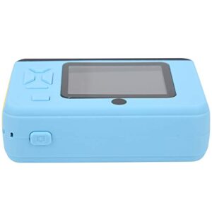 Tgoon Children Video Camera, Cute Look Children Camera 2.0in 20MP HD Anti‑Drop IPS Screen for Home(Blue)