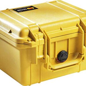 Pelican 1300 Camera Case With Foam (Yellow)