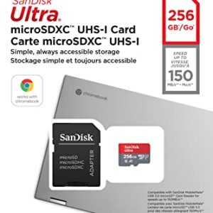 SanDisk 256GB Ultra microSDXC UHS-I Card for Chromebooks - Certified Works with Chromebooks - SDSQUAC-256G-GN6FA