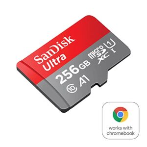 SanDisk 256GB Ultra microSDXC UHS-I Card for Chromebooks - Certified Works with Chromebooks - SDSQUAC-256G-GN6FA