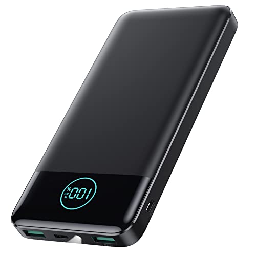 Portable Charger 13800mAh, Upgraded Slimmest High-Speed Power Bank, USB C [Only Input] with Flashlight External Battery Pack Compatible with iPhone 13/12/11/X/XR Samsung S22 / S21 LG Phone and More