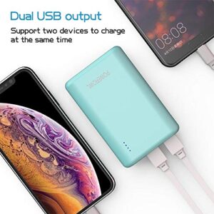 POWEROWL (Pocket-Size) Portable Charger Quick Charge (10000mAh, Dual High-Speed Output, Universal) Lightest Travel Power Bank, External Battery Pack for Smartphone…