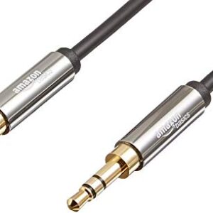 Amazon Basics 3.5 mm Male to Male Stereo Audio Cable, 8 Feet, 2.4 Meters, Speaker