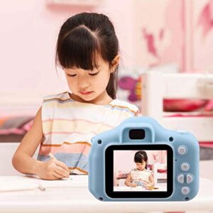 LKYBOA Plastic Children's Camera - Camera, 1080P HD Mini Video Camera for Children w/ 32GB Memory Card (Color : Pink)