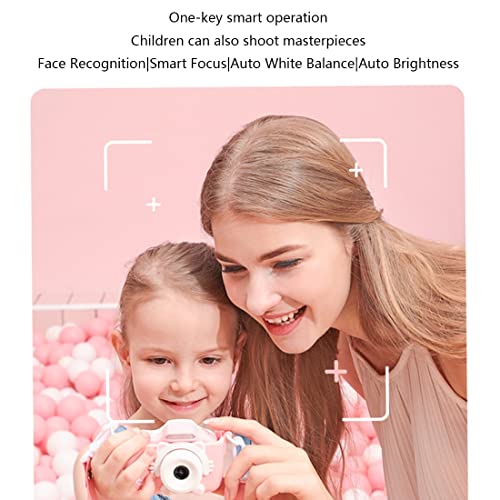 LINXHE Kids Camera, Kids Selfie Camera Toy 3.0 inch Touch Screen HD Digital Video Camera for Toddler, Christmas Birthday Gifts for Children (Color : Blue, Memory Card : Without)