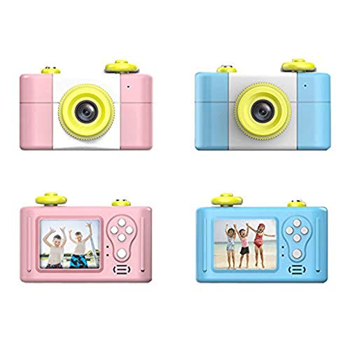 LKYBOA Fun Digital Toy Children's Camera -Kids Underwater Camera, Dual Super HD Waterproof Digtial Camera with 2.4inch IPS Screen 32G Memory (Color : Blue)