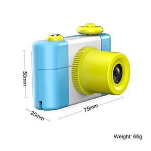 LKYBOA Fun Digital Toy Children's Camera -Kids Underwater Camera, Dual Super HD Waterproof Digtial Camera with 2.4inch IPS Screen 32G Memory (Color : Blue)