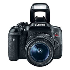 Canon EOS Rebel T6i Video Creator Kit with 18-55mm Lens, Rode VIDEOMIC GO and Sandisk 32GB SD Card Class 10 - Wi-Fi Enabled