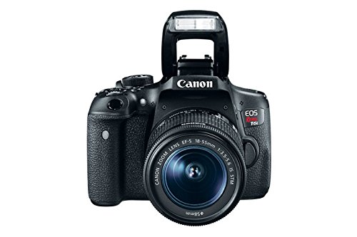 Canon EOS Rebel T6i Video Creator Kit with 18-55mm Lens, Rode VIDEOMIC GO and Sandisk 32GB SD Card Class 10 - Wi-Fi Enabled