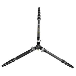 Vanguard VEO3T235CBP Carbon Fiber Travel Tripod with Ball Head, Removeable Pan Handle, and Quick Shoe with Built-in Smartphone Holder