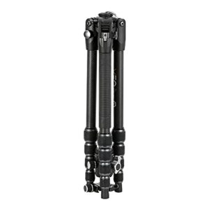 Vanguard VEO3T235CBP Carbon Fiber Travel Tripod with Ball Head, Removeable Pan Handle, and Quick Shoe with Built-in Smartphone Holder