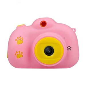 lkyboa children’s digital camera -slip compact digital camera toy for children best gifts for year old boys & girls blue pink (color : pink)