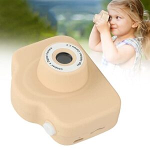 Cartoon Child Camera, Kids Camera Kids Gift Support MP3 for Kids(Light yellow)