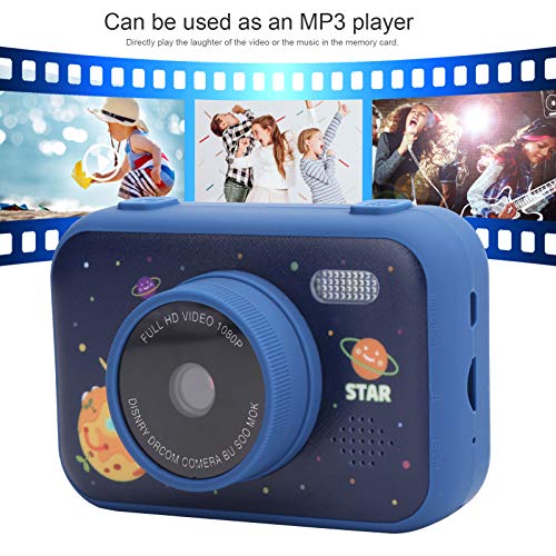 Digital Camera for Kids, 20MP 3.5" HD Screen Kids Camera, Starry Sky Pattern 1080P Video Cameras MP3 Player, Birthday for Kids 5-12(Blue)