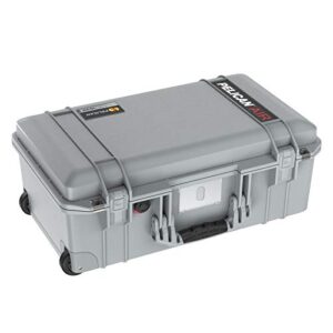 pelican air 1535 case with foam – silver