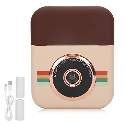 Auliuakz Children Camera -Mini Children Print Camera HD Take Pictures Video Cartoon Creativity Digital Toy