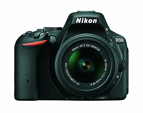 Nikon D5500 DX-format Digital SLR w/ 18-55mm VR II Kit (Black)