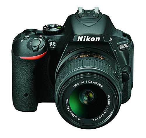 Nikon D5500 DX-format Digital SLR w/ 18-55mm VR II Kit (Black)