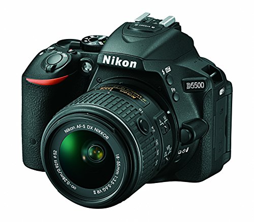 Nikon D5500 DX-format Digital SLR w/ 18-55mm VR II Kit (Black)